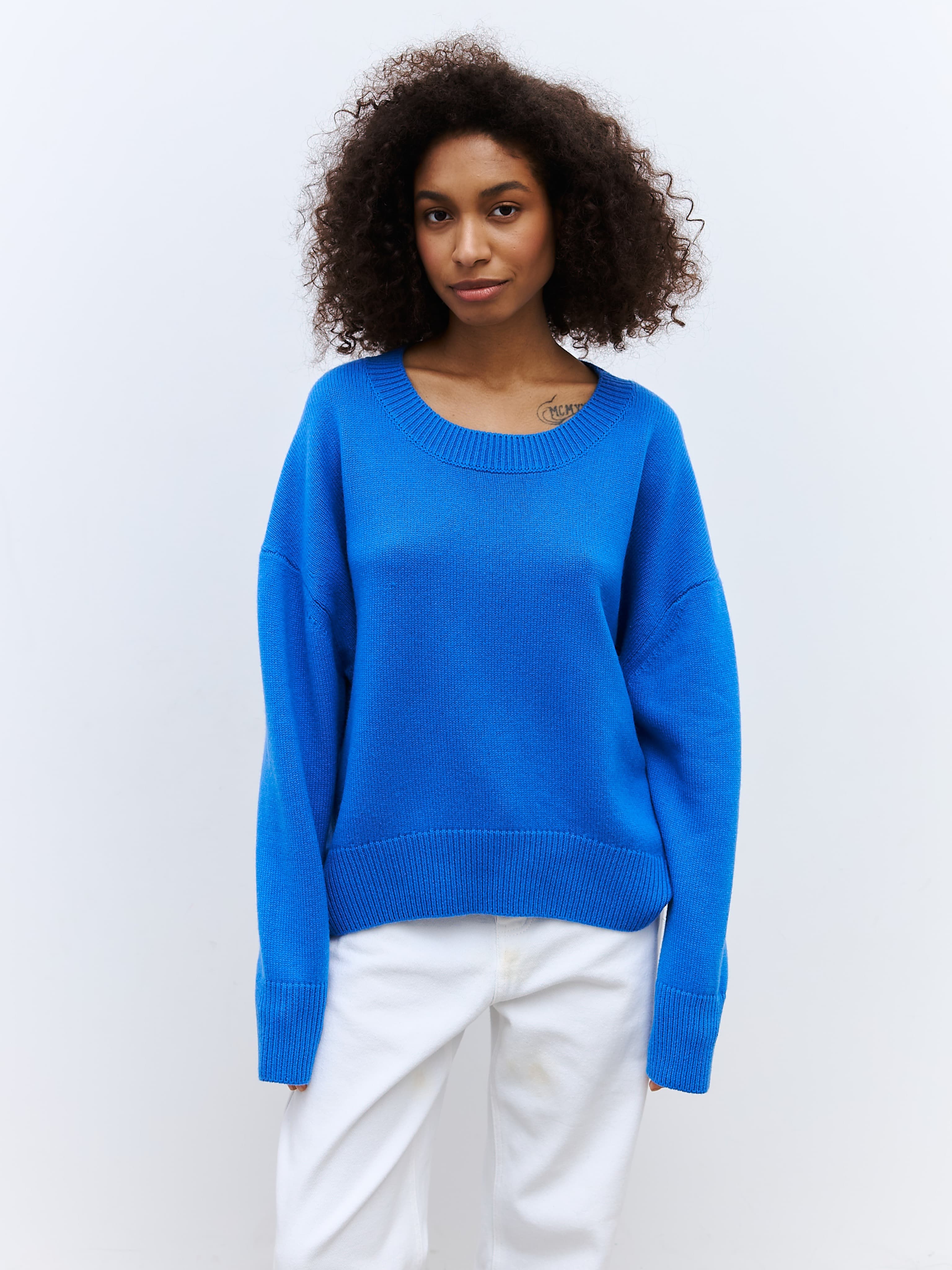 JUMPER 7 CASHMERE BLUE
