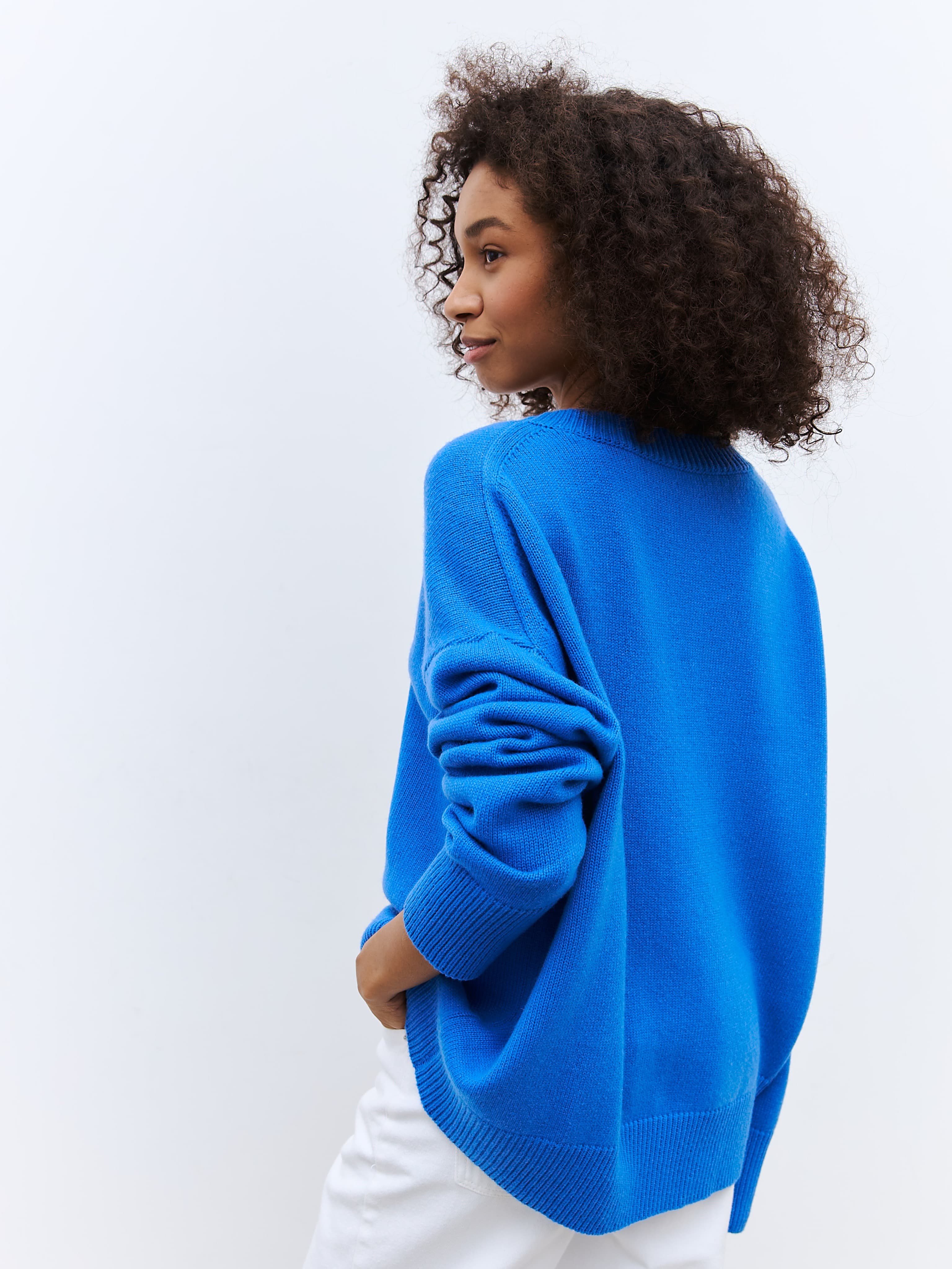 JUMPER 7 CASHMERE BLUE